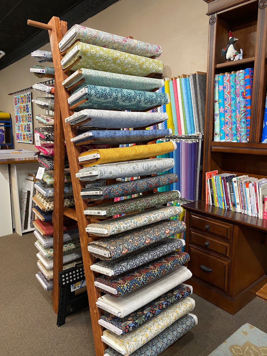 New Fabric to Show Off on NEW Fabric Holder! – Blue Fiddle Fabrics